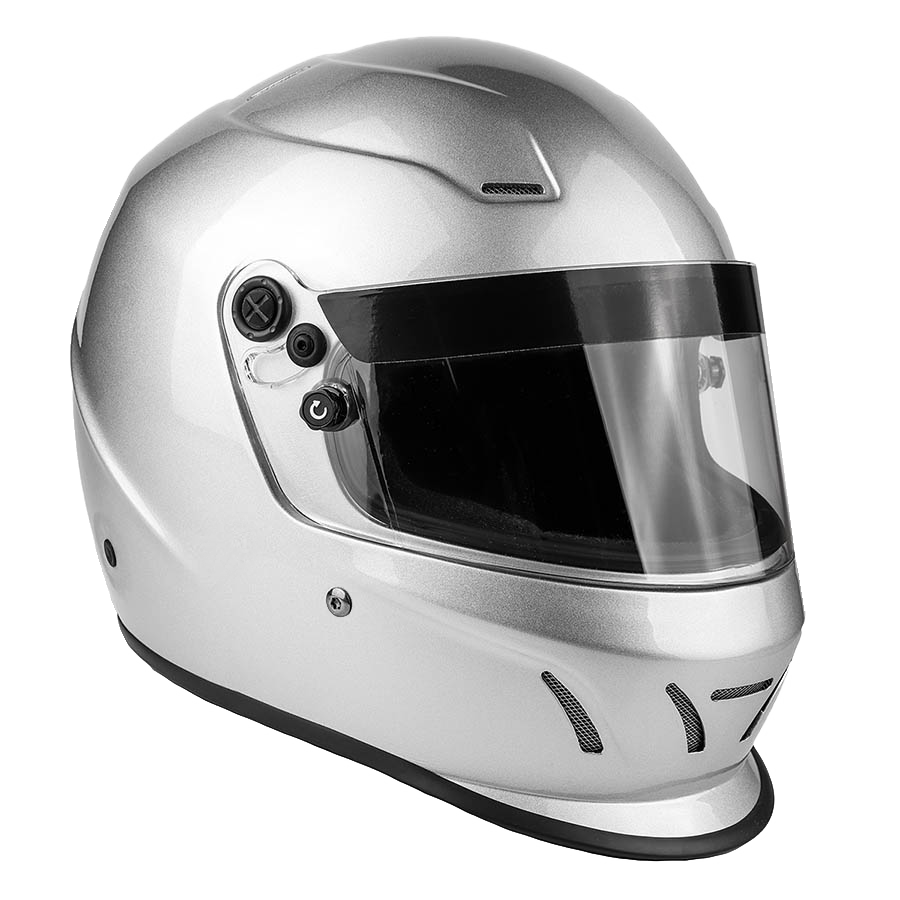 SA2020 Adult Snell Helmet Silver – Typhoon Helmets