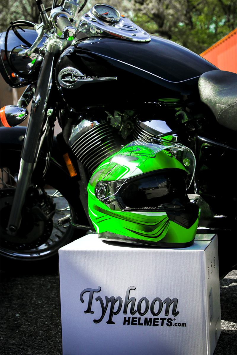 TH129 Adult Full-Face Clear Shield – Typhoon Helmets