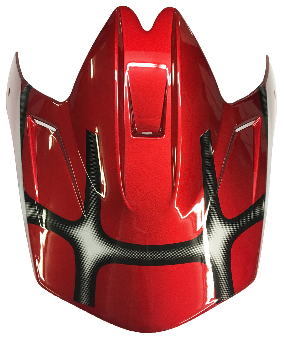 Red Web Graphic Youth Off Road Replacement Visor – Typhoon Helmets