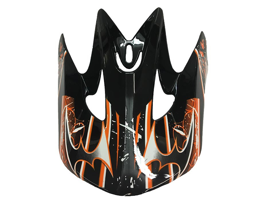 Gloss Orange Adult Off Road Replacement Visor – Typhoon Helmets