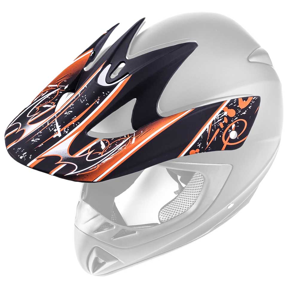K27 Matte Orange Adult Off Road Replacement Visor – Typhoon Helmets